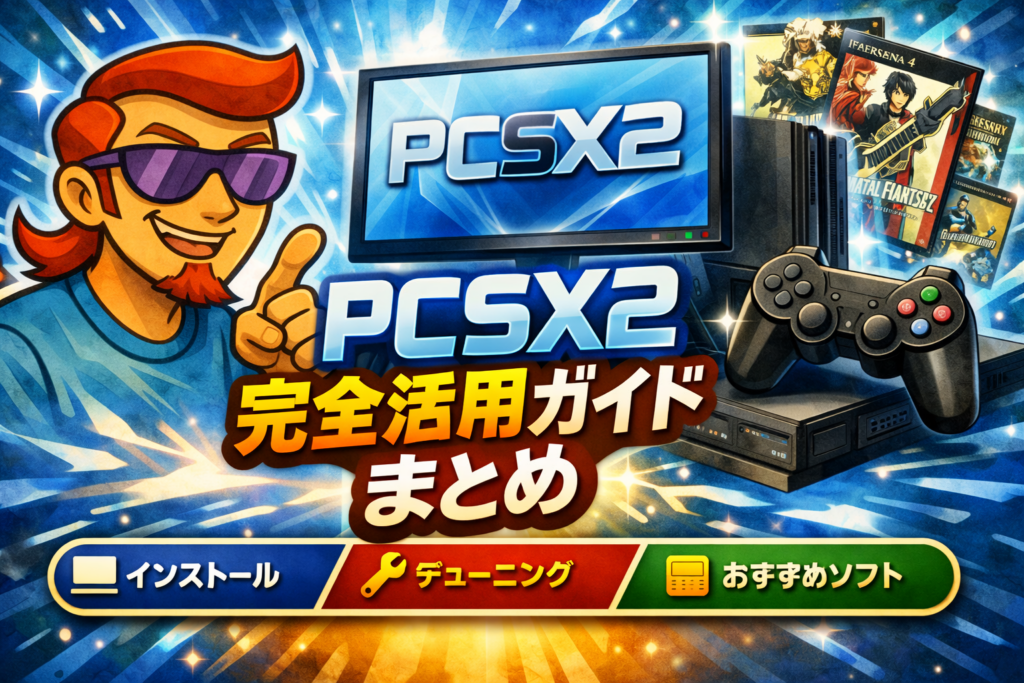 PCSX2完全活用ガイドまとめ｜導入から設定まで全回リンク集
